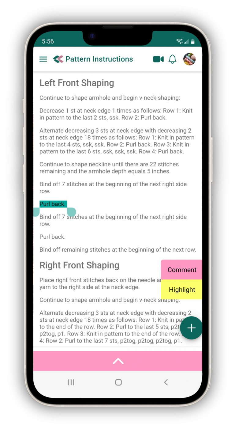 KnitFit™ App | Custom Patterns for Knitters | Fit any size, any shape ...